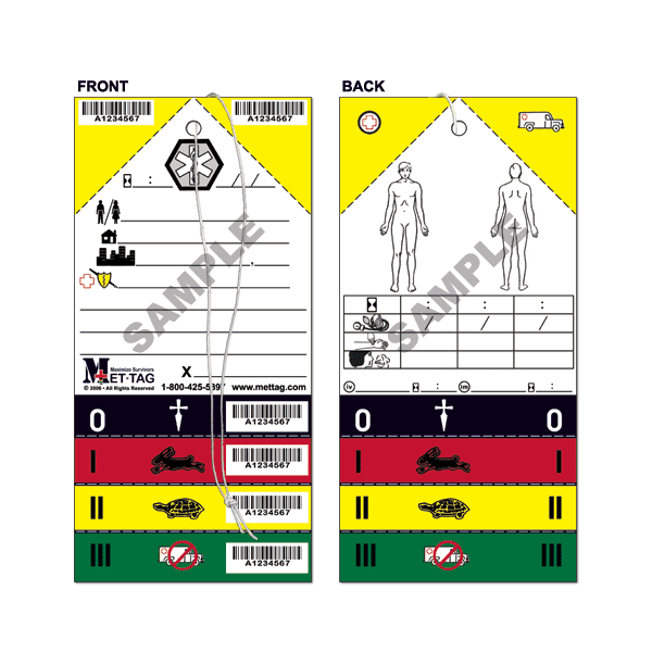 MT-137i Emergency Triage Training Tag - The American Civil Defense ...